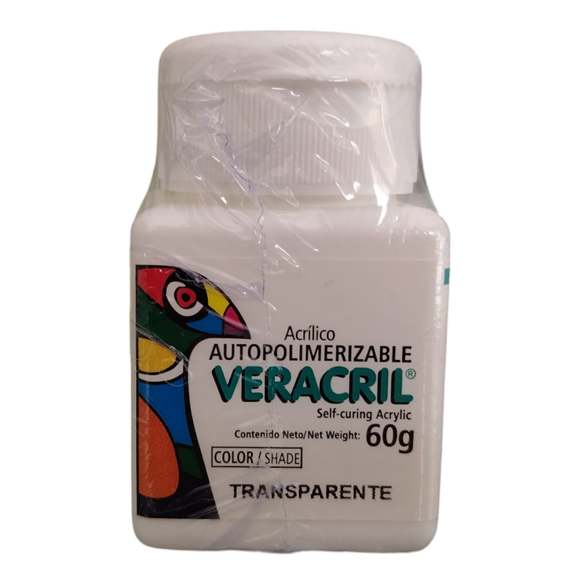 ACRILICO VERACRIL AUTO TRANSPARENTE 60G – Casa Comercial Dental House