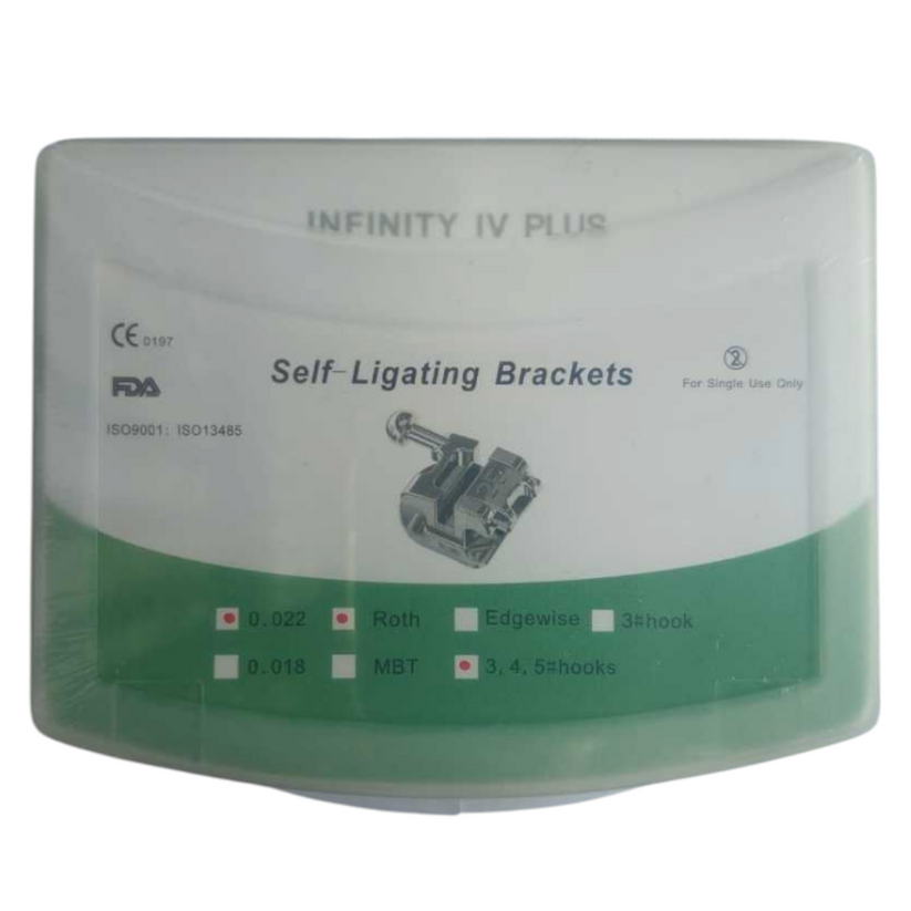 BRACKETS AUTOLIGADO METALICO INFINITY – Casa Comercial Dental House